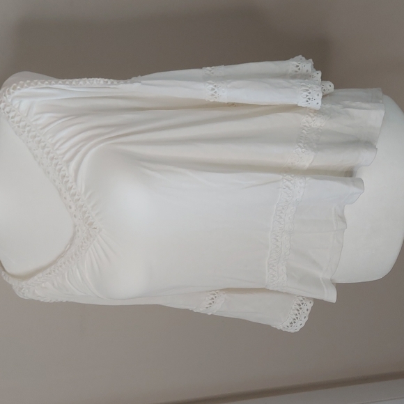 VENUS | Tops | Venus Boho Bell Sleeve Cold Shoulder Top | Poshmark